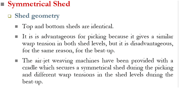 Importance of shed geometry on operational performance of Weaving ...